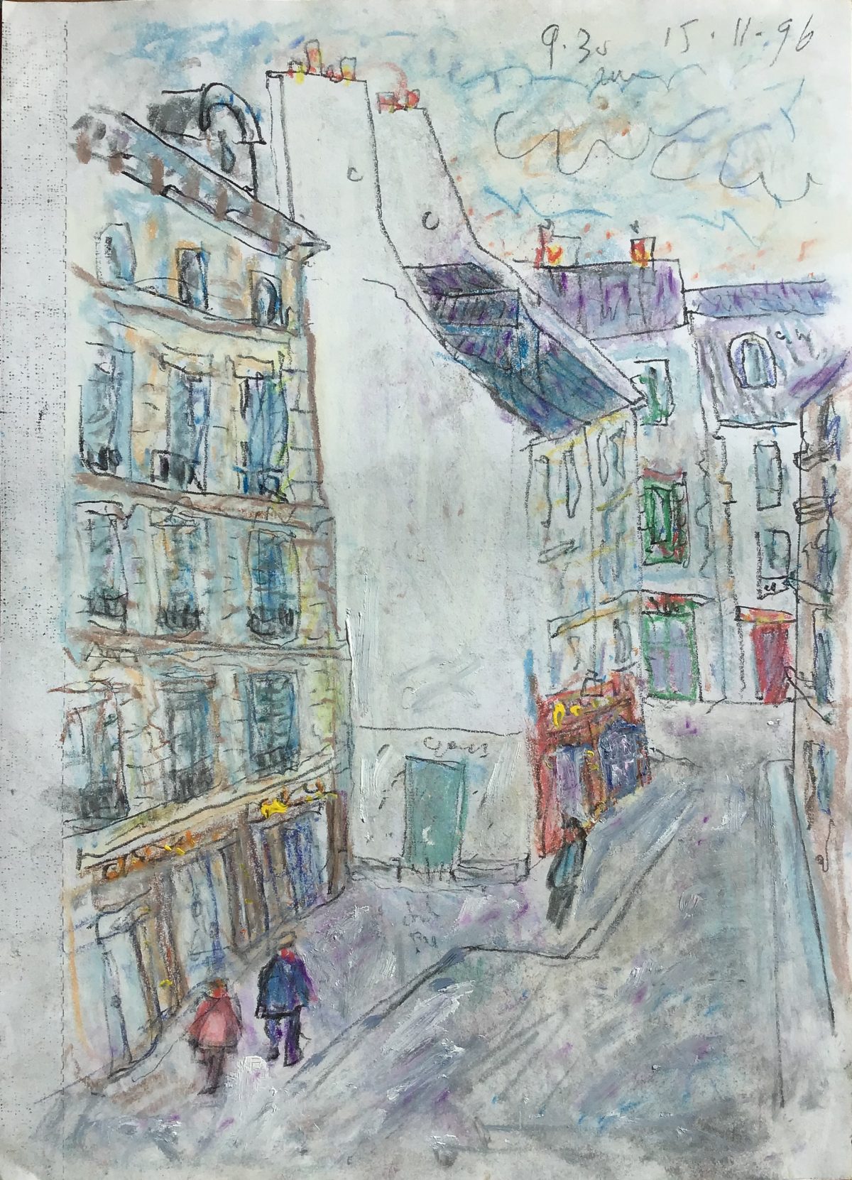 Brittany street scene – Adrian Ryan